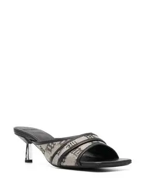 MISBHV 70mm Monogram Mules - Neutrals