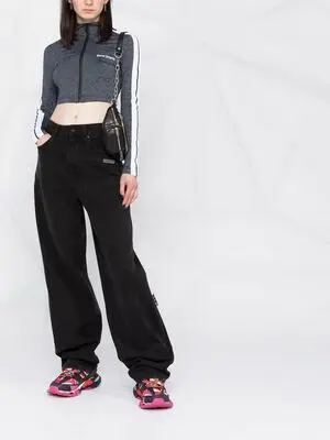 Palm Angels Logo-print Zip-front Track Top