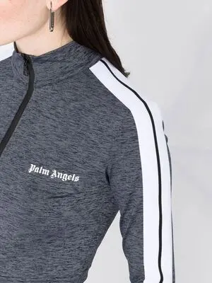 Palm Angels Logo-print Zip-front Track Top