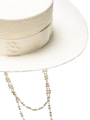 Ruslan Baginskiy Double-chain Boater Hat