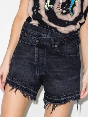 R13 Crossover-waist Shorts
