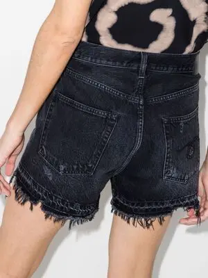 R13 Crossover-waist Shorts