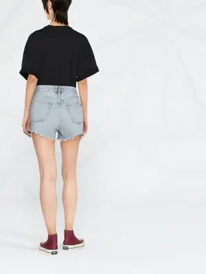 AGOLDE High-waisted Denim Shorts