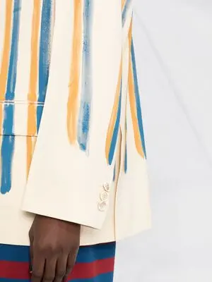 Marni Striped Single-breasted Blazer
