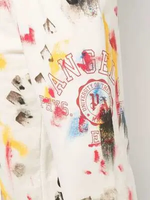 Palm Angels Paint-splatter Logo-print Track Pants
