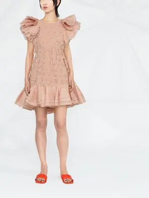Zimmermann Dancer Frill-trim Mini Dress