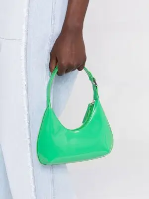 By Far Amber Mini Shoulder Bag - Green