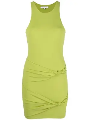 Patrizia Pepe Knot-detailed Racerback Dress