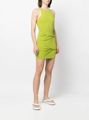 Patrizia Pepe Knot-detailed Racerback Dress