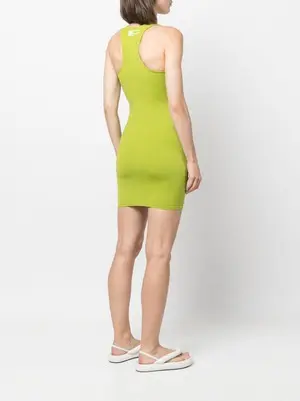 Patrizia Pepe Knot-detailed Racerback Dress