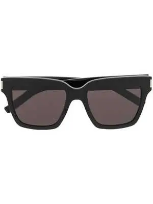 Saint Laurent Square Tinted Sunglasses - Black