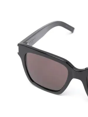 Saint Laurent Square Tinted Sunglasses - Black