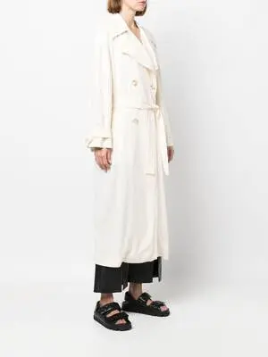 Alberta Ferretti Double-breasted Trench Coat