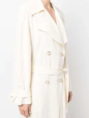 Alberta Ferretti Double-breasted Trench Coat