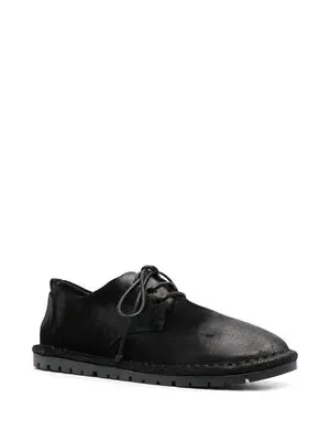 Marsèll Sancrispa Alta Suede Derby Shoes - Black