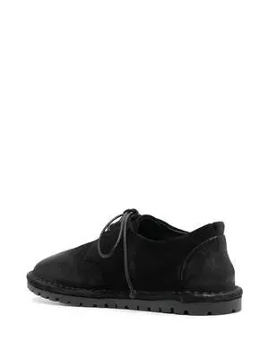 Marsèll Sancrispa Alta Suede Derby Shoes - Black