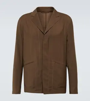 Ermenegildo Zegna Xxx Wool And Mohair Blazer