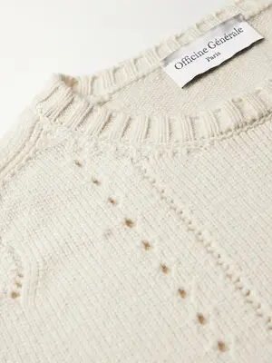 Officine Générale Marco Pointelle Knit Sweater