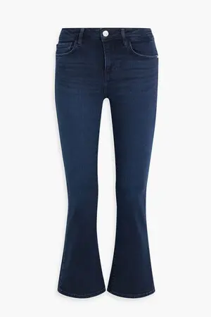 FRAME Le Crop Mini Bootcut Jeans - Dark Denim