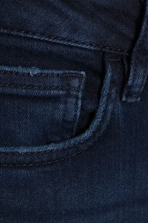 FRAME Le Crop Mini Bootcut Jeans - Dark Denim
