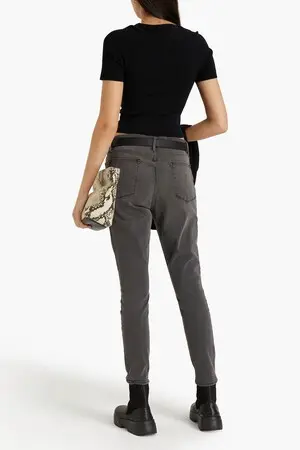 FRAME Le High Skinny Jeans - Light Gray