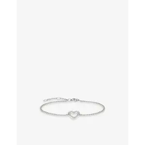 THOMAS SABO Heart-shaped Bracelet - White