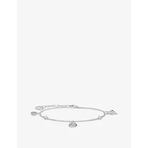 THOMAS SABO Sterling Silver And Cubic Zirconia Shell Charm Bracelet - White