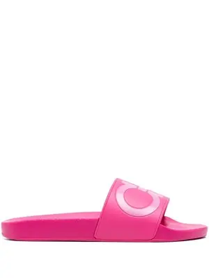 FERRAGAMO Gancini Pool Slides - Pink