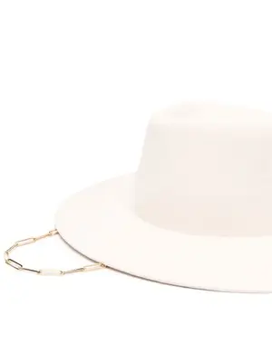 VAN PALMA Merino Wool Flat Brim Hat