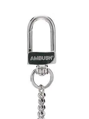 AMBUSH Logo-embossed Lighter Case Keyring