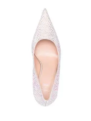 Liu Jo X Leonie Hanne Crystal-embellished Pumps - Grey