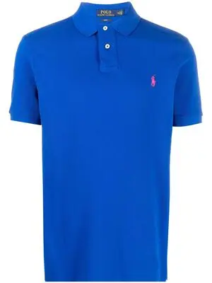 Polo Ralph Lauren Cotton Polo Shirt - Blue