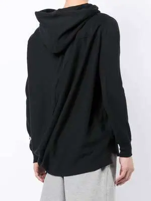 Anrealage Draped Drawstring Hoodie - Black