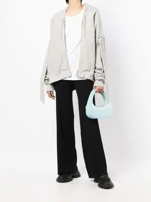 Anrealage Draped Long Sleeve Hoodie - Grey