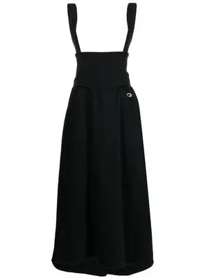 Anrealage X Champion Cotton Midi Dress - Black