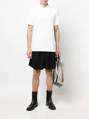 MAISON MARGIELA Collarless Polo Shirt