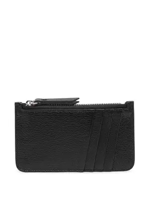 MAISON MARGIELA Four-stitch Leather Card Holder - Black