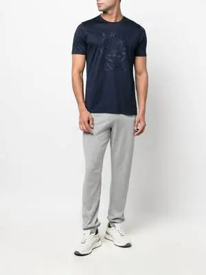Corneliani Fine-knit Track Pants - Grey