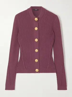 Balmain Slim Fit Cardigans For Women