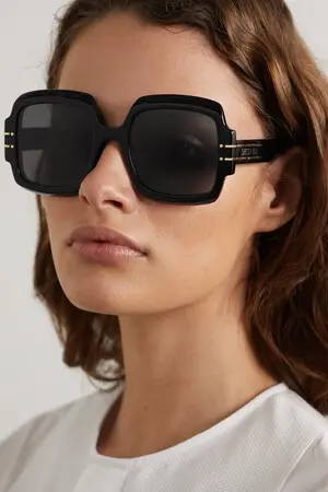 Dior Diorsignature Oversized Square-frame Acetate Sunglasses