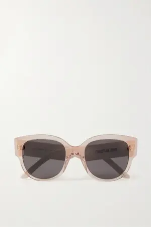 Dior Wildior Bu Cat-eye Embossed Acetate Sunglasses - Pink