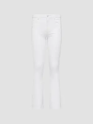 L'Agence Selma High-rise Baby Bootcut Jeans - Blanc