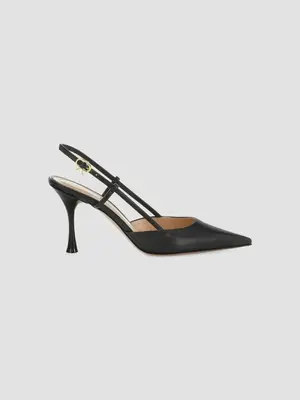 GIANVITO ROSSI 85mm Leather Slingback Pumps