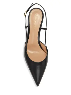 GIANVITO ROSSI 85mm Leather Slingback Pumps