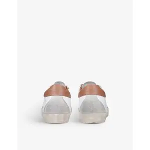 GOLDEN GOOSE Super Star Leather Low-top Trainers - White/comb