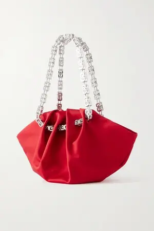 Givenchy Kenny Mini Embellished Satin Shoulder Bag