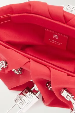 Givenchy Kenny Mini Embellished Satin Shoulder Bag