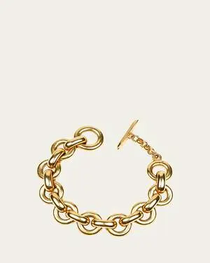 BEN-AMUN Round-link Bracelet - Gold