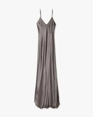 NILI LOTAN Cami Silk Gown - Stylefabric-5