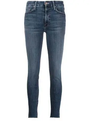MOTHER Distressed Skinny Jeans